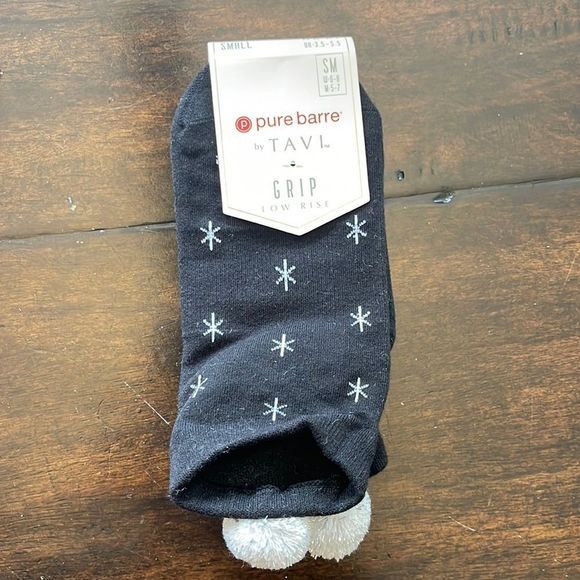 Pure Barre | Accessories | Pure Barre Grip Low Rise Pom Little Stars ...